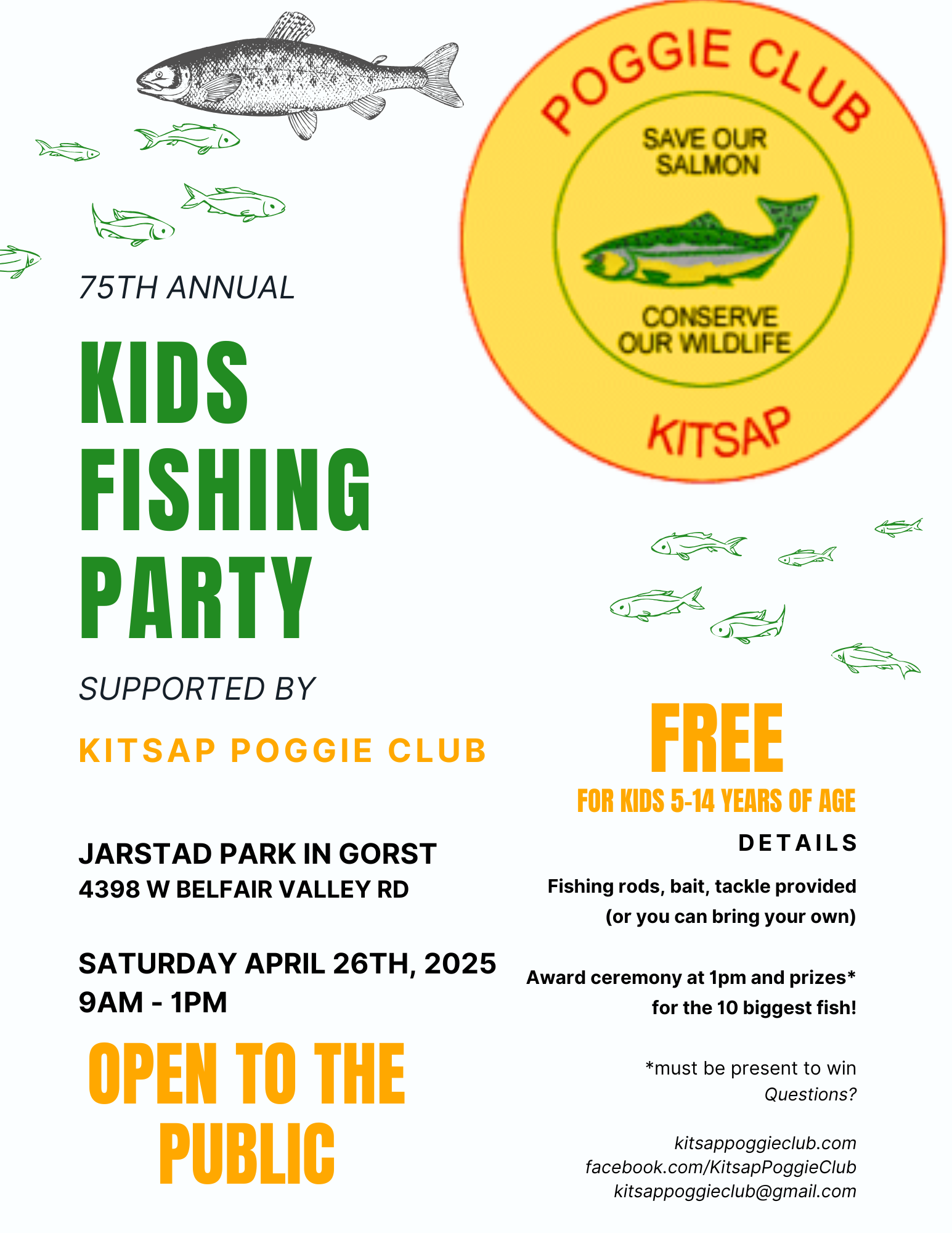 2025 Kids Fishing Party - Kitsap Poggie Club